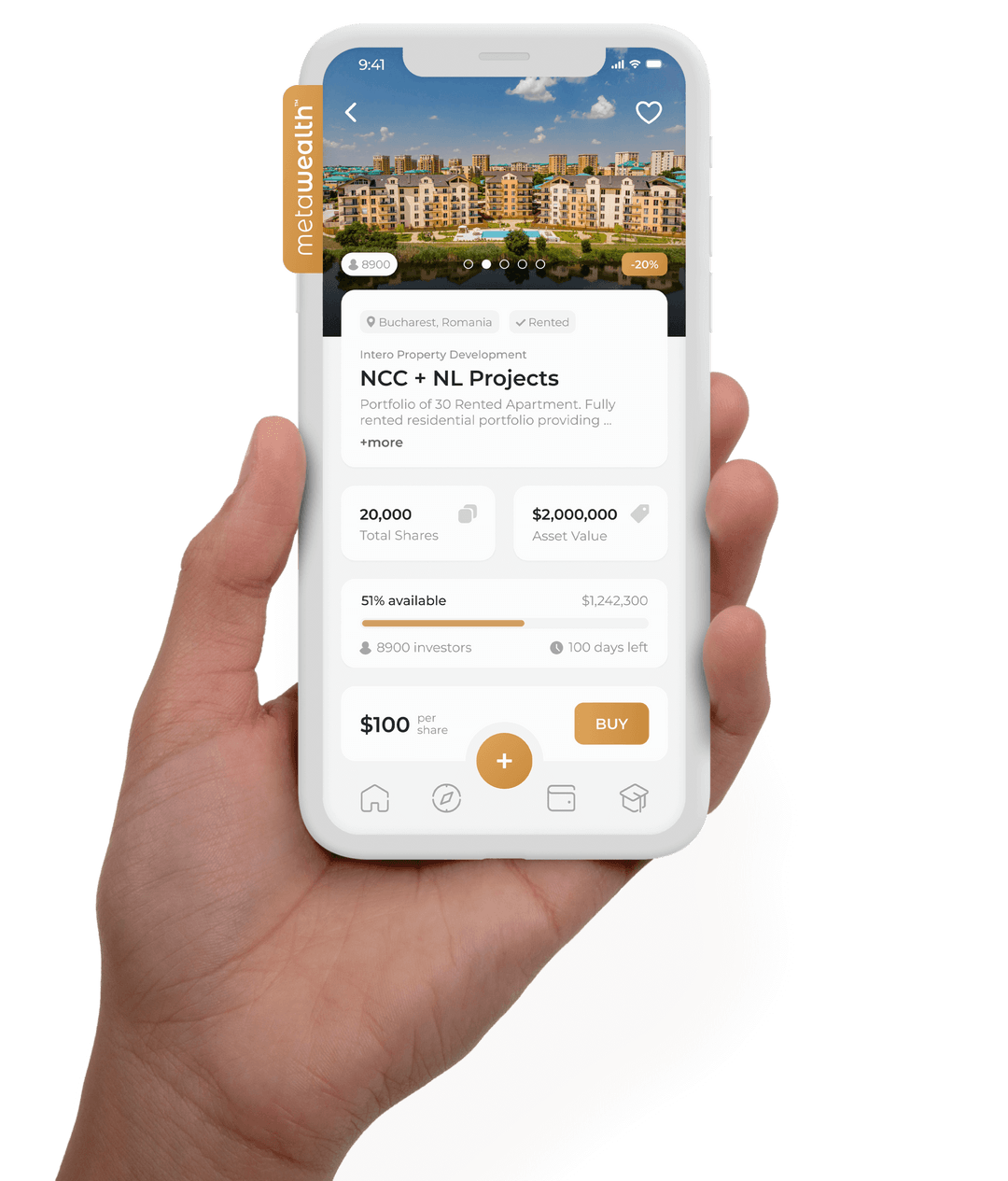 MetaWealth - Fractional Real Estate Investing Platform